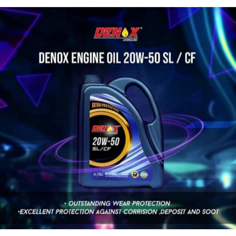 💥HOT ITEM💥 Engine Oil 👍🏼DENOX Lubricants👍🏼Fully/Semi/Mineral | Shopee ...