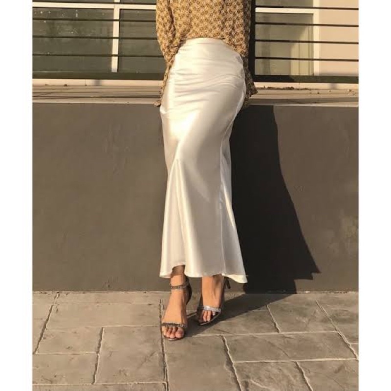 Satin Mermaid Skirt | Skrit Mermaid | Shopee Malaysia