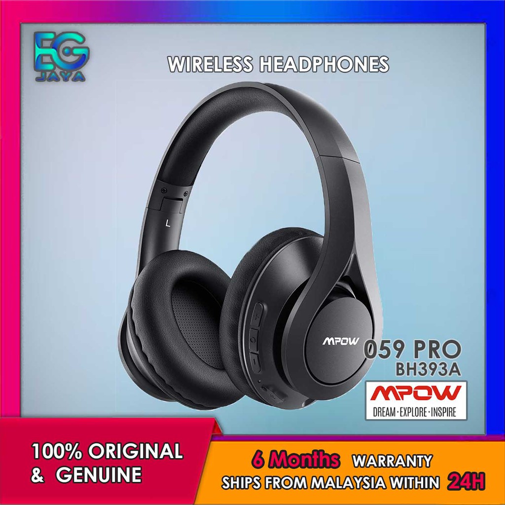 Mpow 059 Pro/Lite Wireless Headphones Over Ear with Bluetooth 5.0 HiFi ...