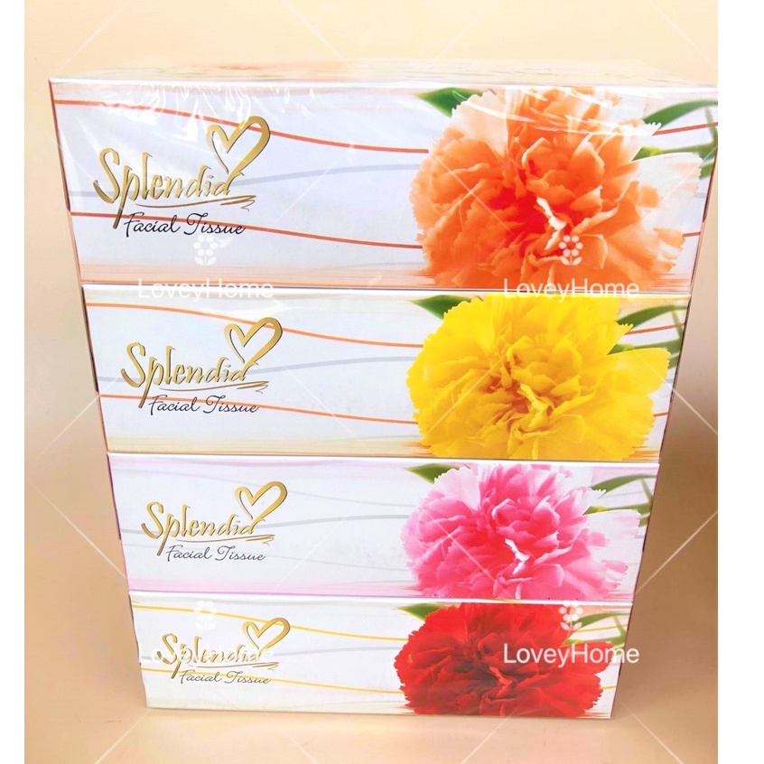 Tissue Box Tisu Kotak Splendid Facial Paper Cleaning Wipes Household ...