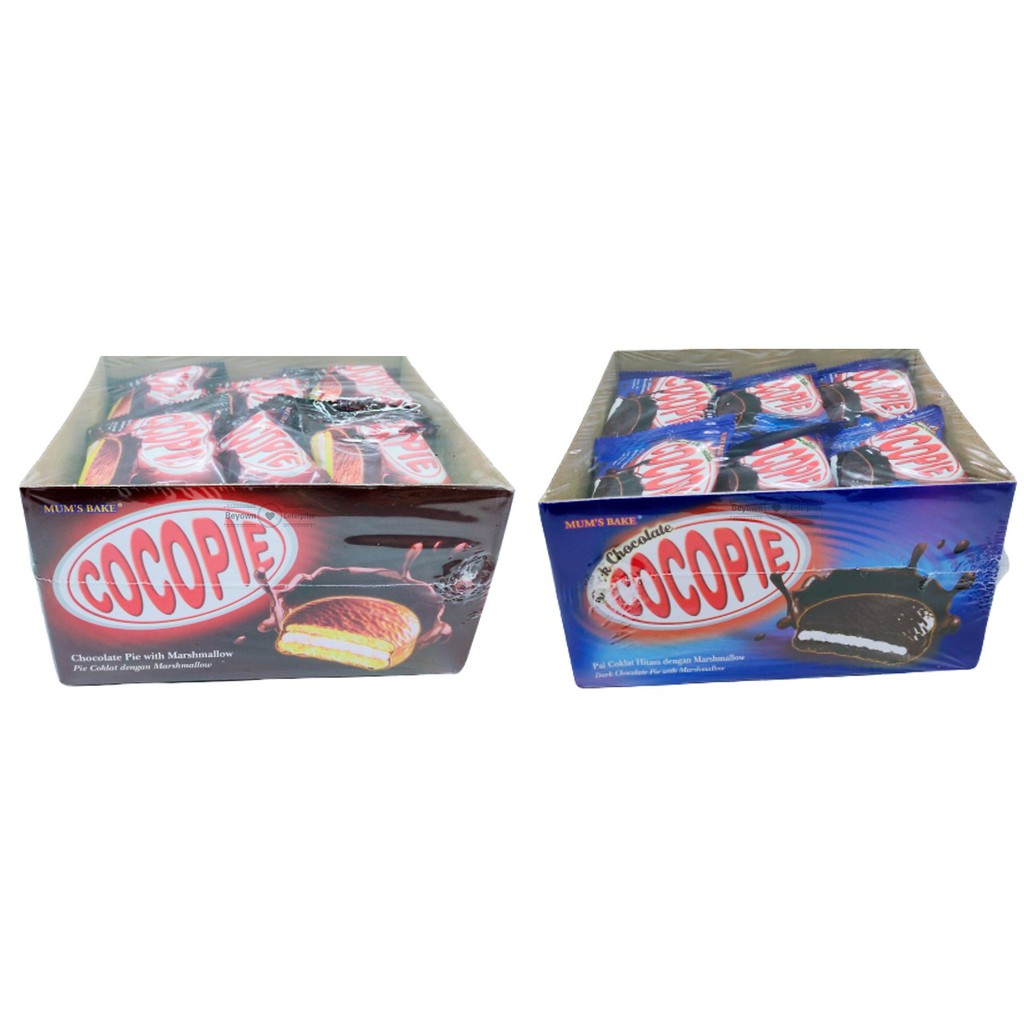 Mum's Bake Cocopie Chocolate / Dark Chocolate (24's x 25g) | Shopee ...
