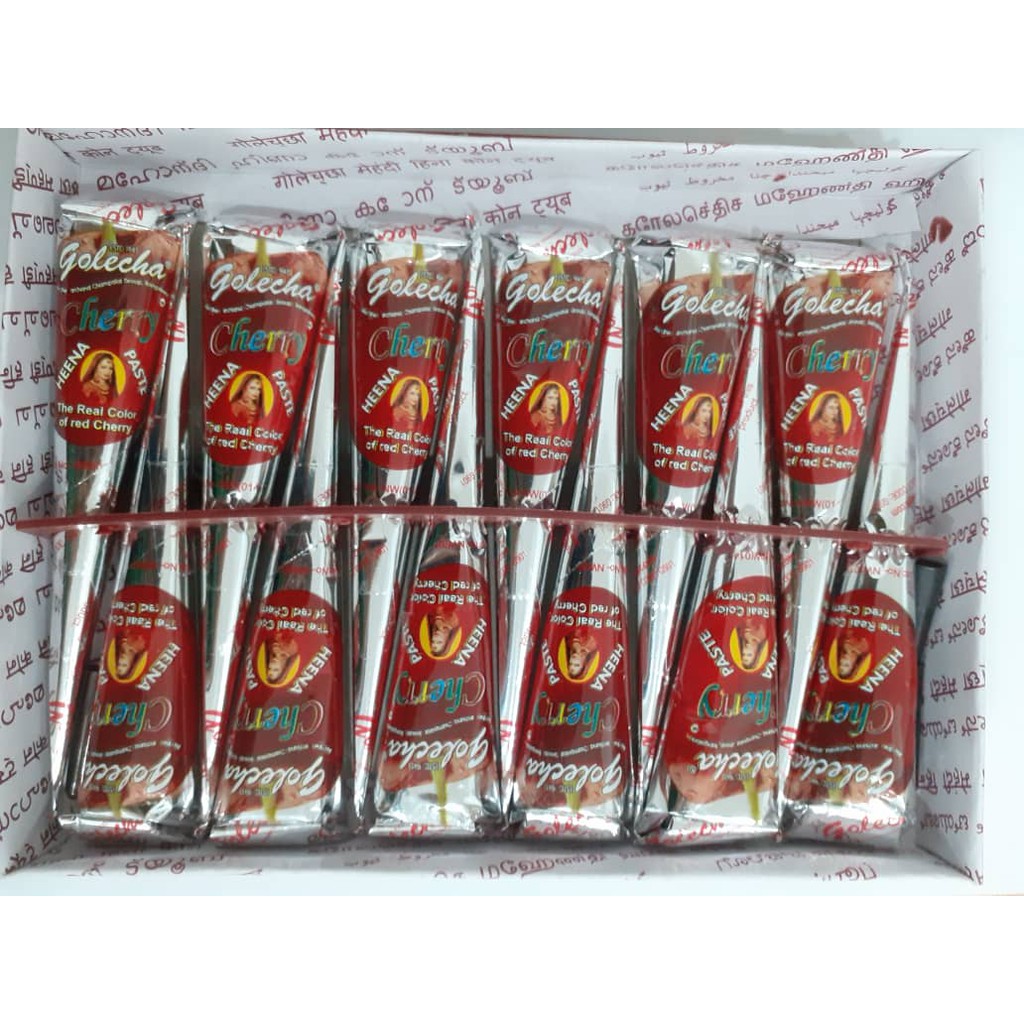 GOLECHA HENNA - INAI UKIR [READYSTOCK] [cherry] | Shopee Malaysia