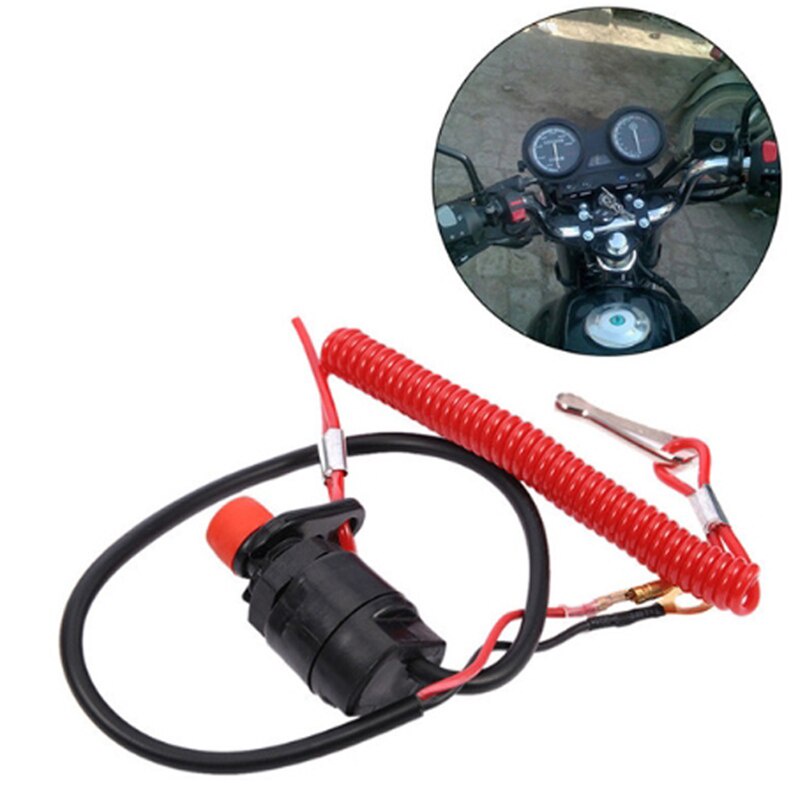 Universal Motorcycle Emergency Cut-off Flameout Trainer Switch Outboard ...