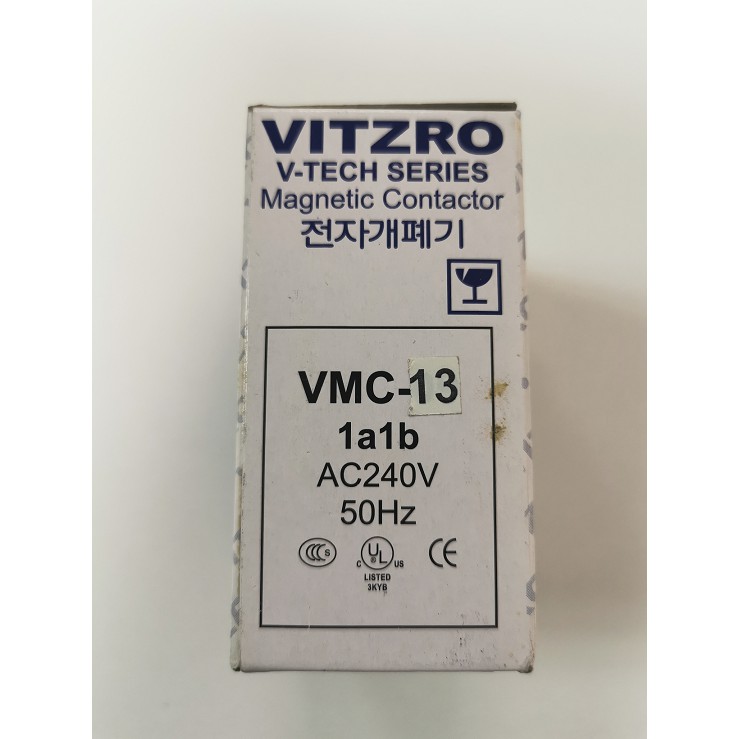 VITZRO VMC-13 13AMPS 5.5KW 7.5HP MAGNETIC CONTACTOR (KOREA) | Shopee ...