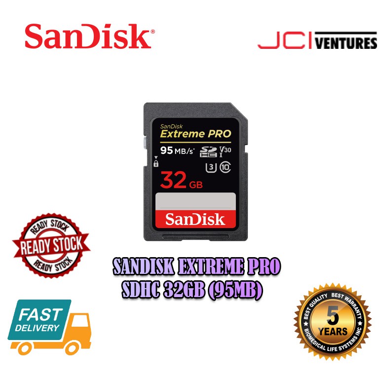 Sandisk Extreme Pro SDHC (32GB/95MB) | Shopee Malaysia