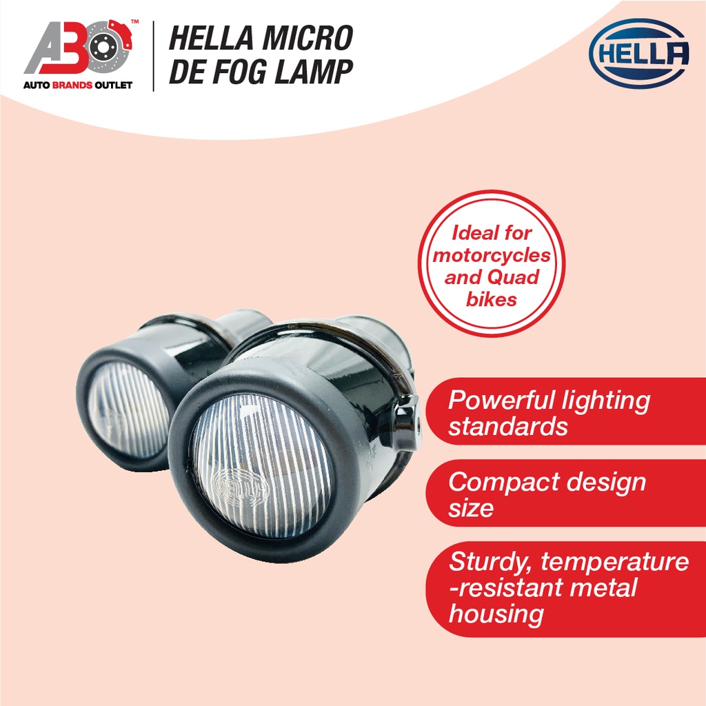 HELLA Micro De Fog Lamp | Shopee Malaysia