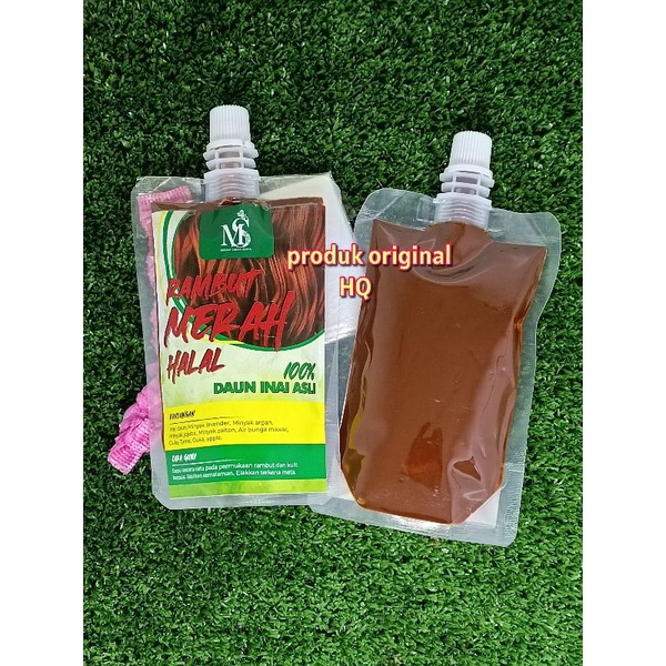 Inai rambut merah HALAL 100ml original dri hq | Shopee Malaysia