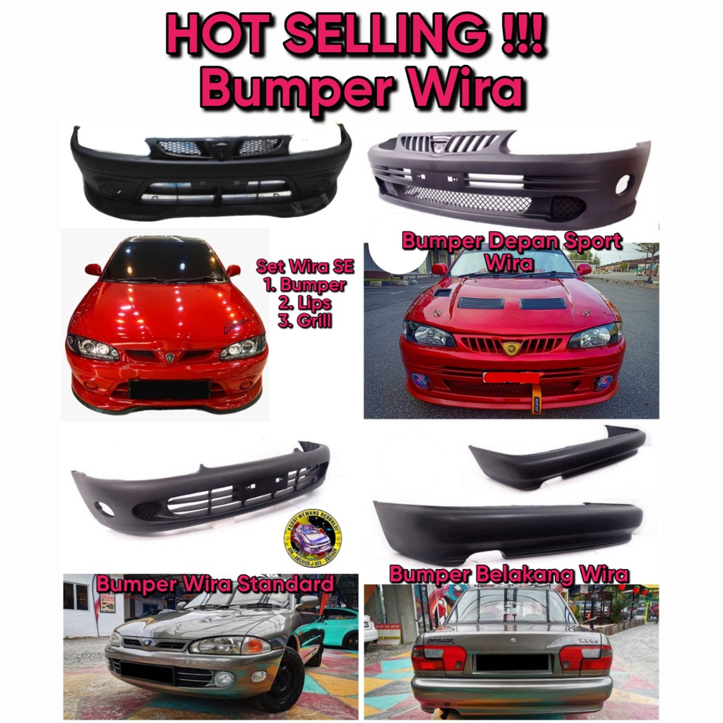 (FREE SHIPPING) Bumper Wira Satria | Shopee Malaysia