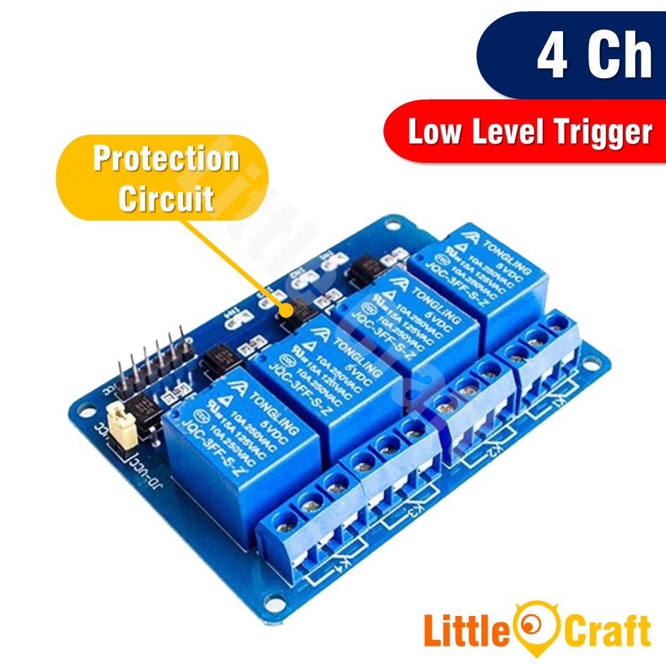 5V Isolated Relay Module With Low High Level Trigger 1 Channel 2 ...