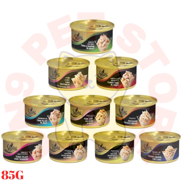 SHEBA Can 85G Wet Cat Food/ Makanan Kucing/ Pet Food | Shopee Malaysia