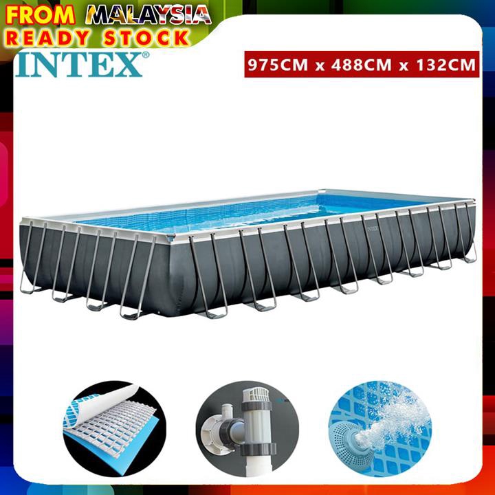 INTEX 26374 (NP6221) Ultra XTR Rectanguar Frame Pool High Quality ...