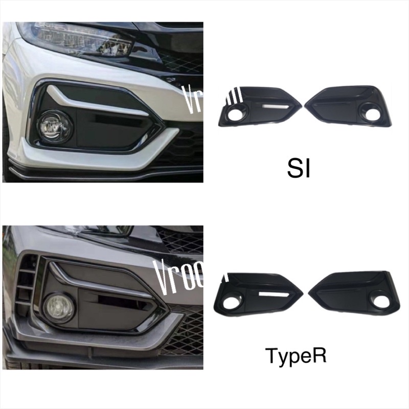 Honda Civic FC TYPE R / SI FK7 Bumper Garnish Cover Front / Rear (No ...