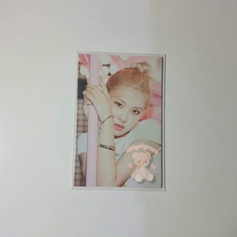 () Rose PHOTOCARD BLACKPINK SUMMER DIARY 2021 | Shopee Malaysia