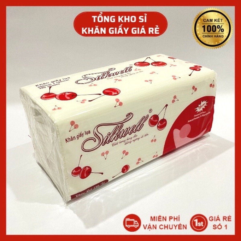Silkwell Cherry tissue paper 280 sheets 2 layers | Shopee Malaysia