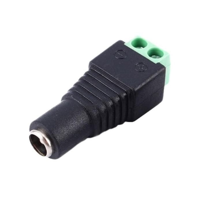 12v DC female jack DC connector adapter for led cctv or DC pump ...