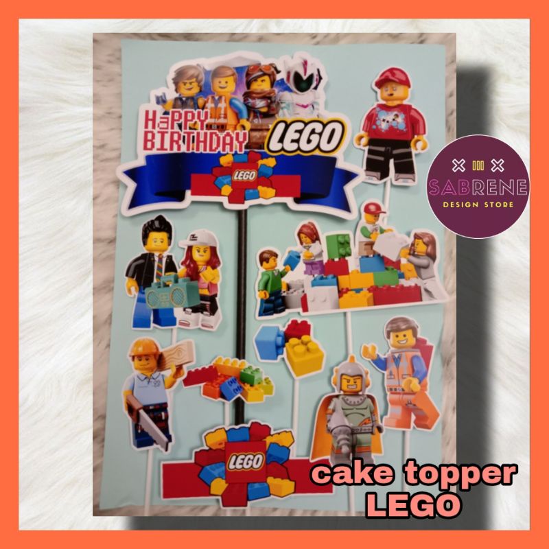 Cake Topper LEGO Ready Stock | Shopee Malaysia