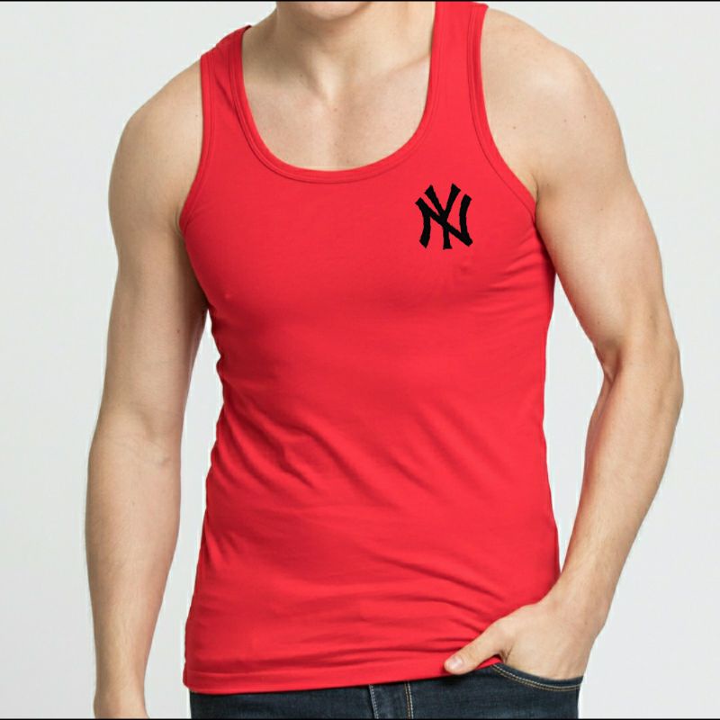 Adult Men's Singlet YN Men's Singlet Cotton Combed Men's Singlet Shirt ...