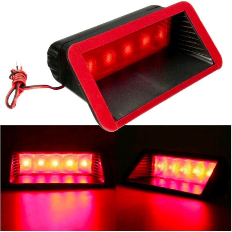 Stop Tail High Third 12V 5 3rd Car Lamp Brake Mount Red Universal Rear ...