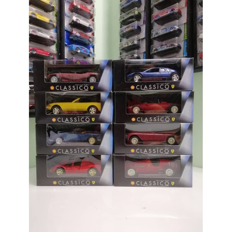 Shell Ferrari Classico Full Collection Diecast 1:38 Scale | Shopee Malaysia