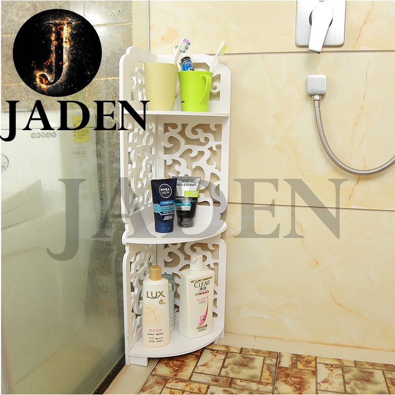 JADEN 3 Tier Triangle Corner Shelf Storage - 1511 | Shopee Malaysia