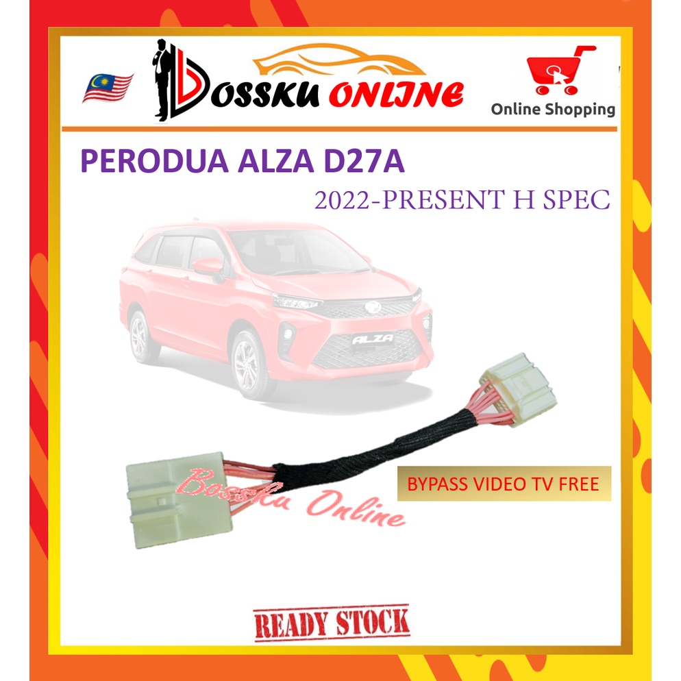 Perodua ALZA 2022 H SPEC Socket TV Free Bypass Video In Motion VIM ...