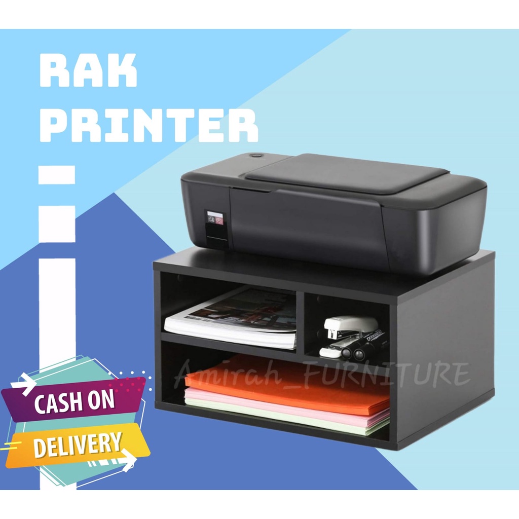 KAYU Minimalist Wood Printer Table | Shopee Malaysia