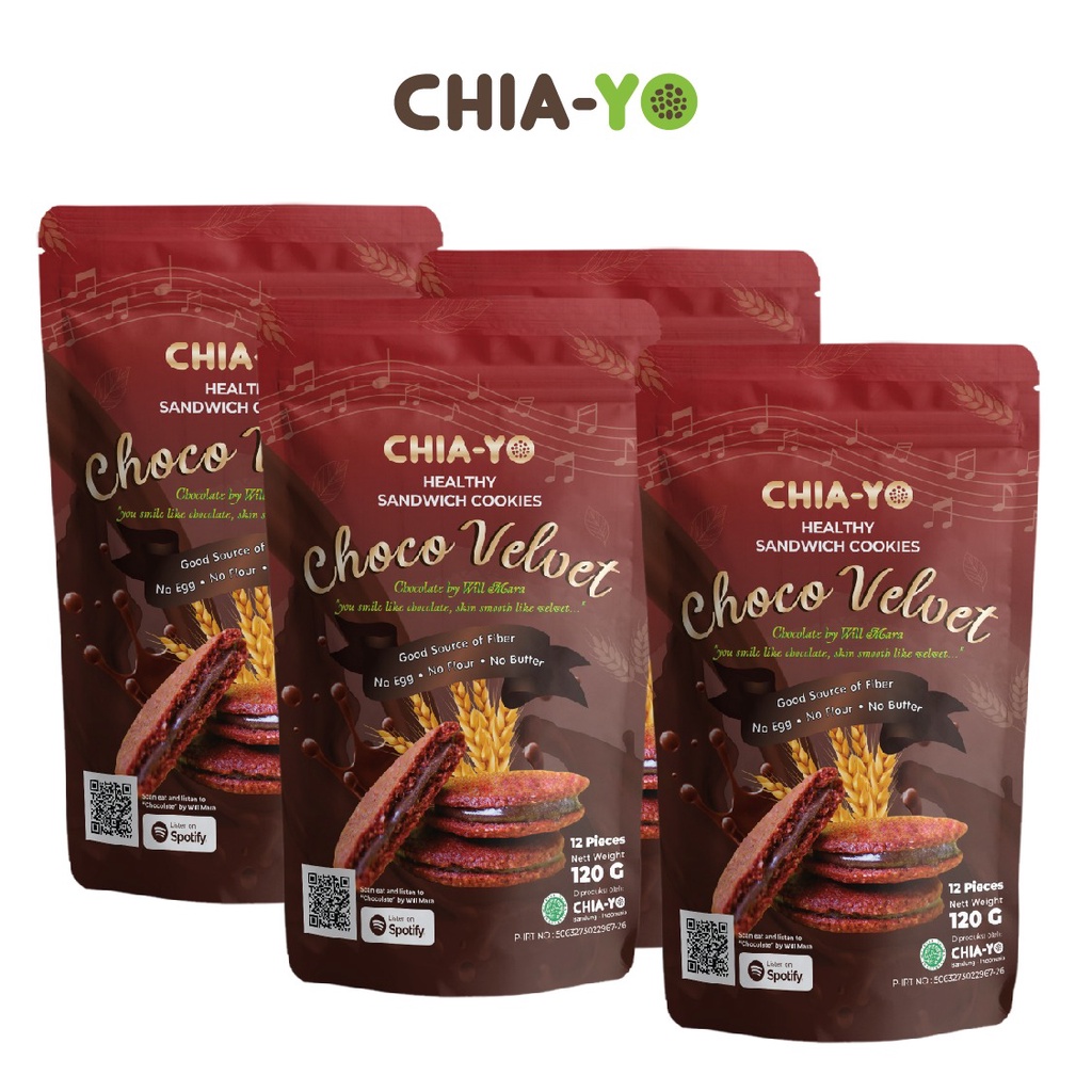Chiayo Cookies Sandwich Choco Velvet 4 pack | Shopee Malaysia