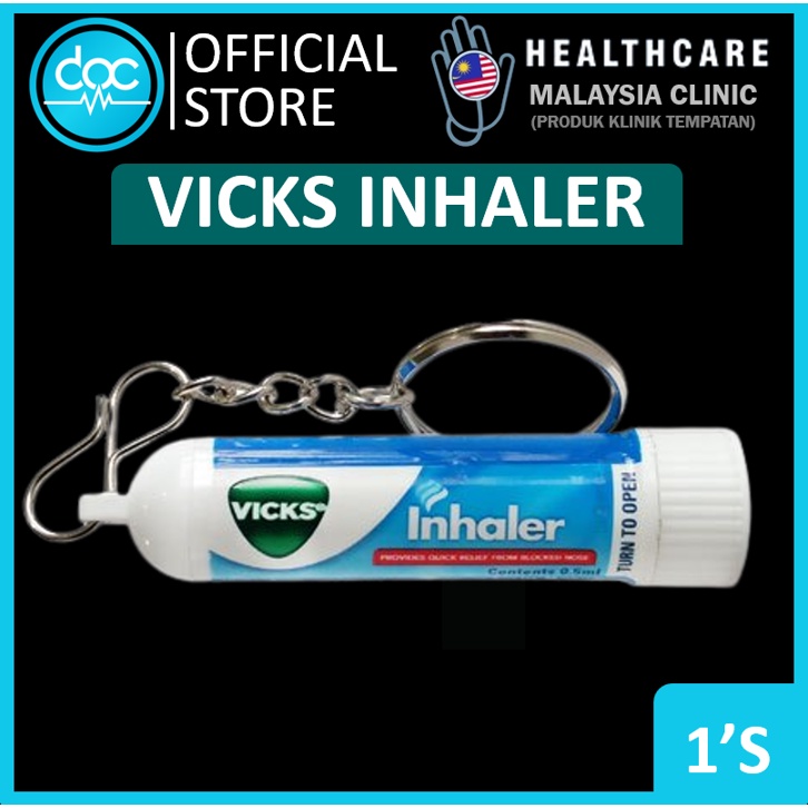 Vicks Inhaler (0.5ml) 0.5g VAPORUB Penyedut Hidung Vick Inhaler ...