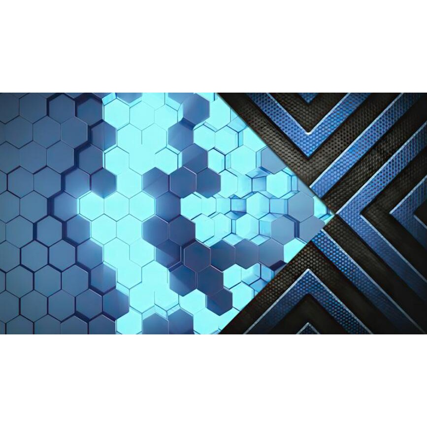 Custom 3D Stereo Abstract Lines Geometric Starry Sky Circuit Board ...