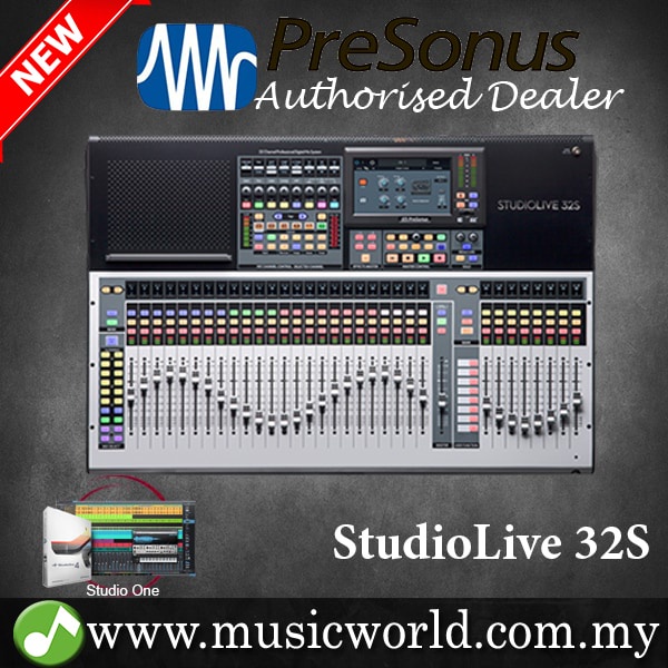 Presonus StudioLive 32S Series III 32 Channel Digital Mixer with 32 ...