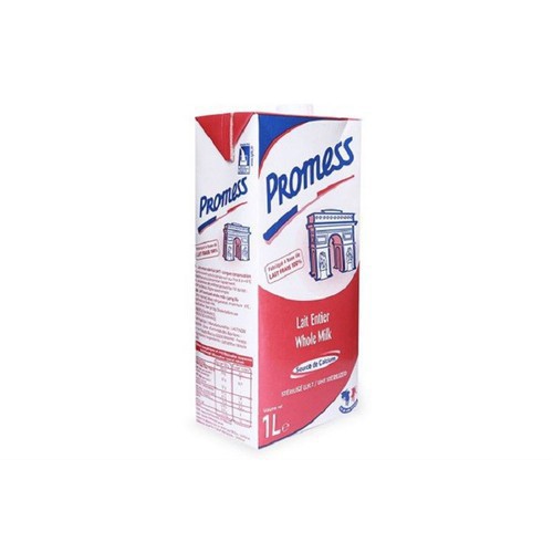 [Halal] PROMESS Whole Milk / Semi Skimmed Milk UHT / PROMESS SUSU - 1L ...