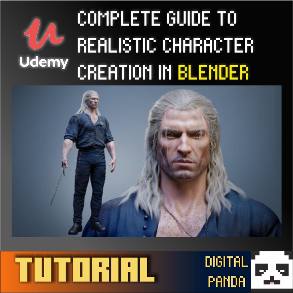 [full Tutorial] Udemy Complete Guide To Realistic Character Creation In Blender 55 Hours