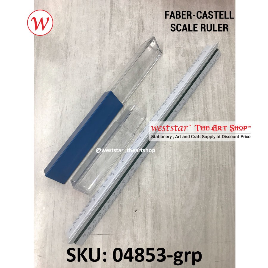 Faber-Castell Reduction Scale Ruler [Weststar The Art Shop] | Shopee ...