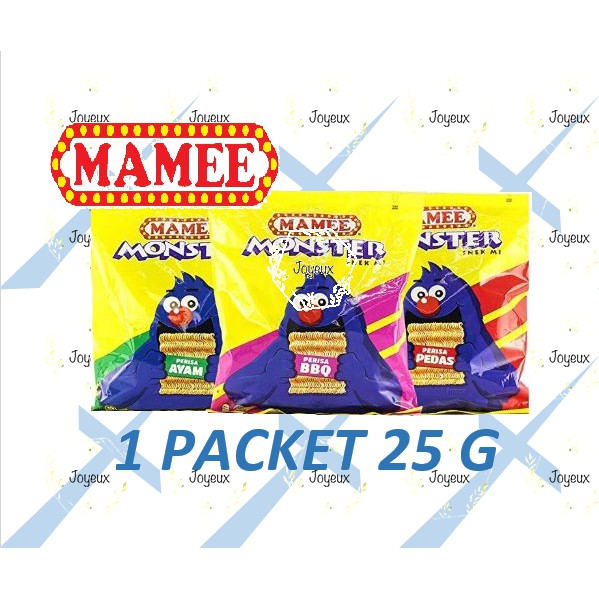 MAMEE MONSTER SNEK MI PACKET 25 G | Shopee Malaysia