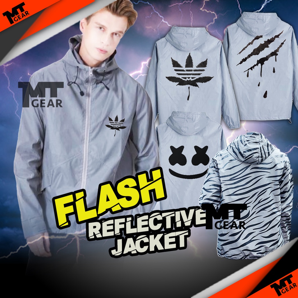 MTG Kuga Monster ADI Marshmellow Night Reflective Jacket Thin Light ...