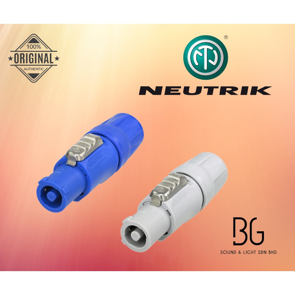 NEUTRIK NAC3FCA Lockable cable connector, power-in, screw terminals ...