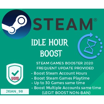 Steam Games Booster V1.5.8 2025 - Boost Steam Account Hour and Playtime | Shopee Malaysia