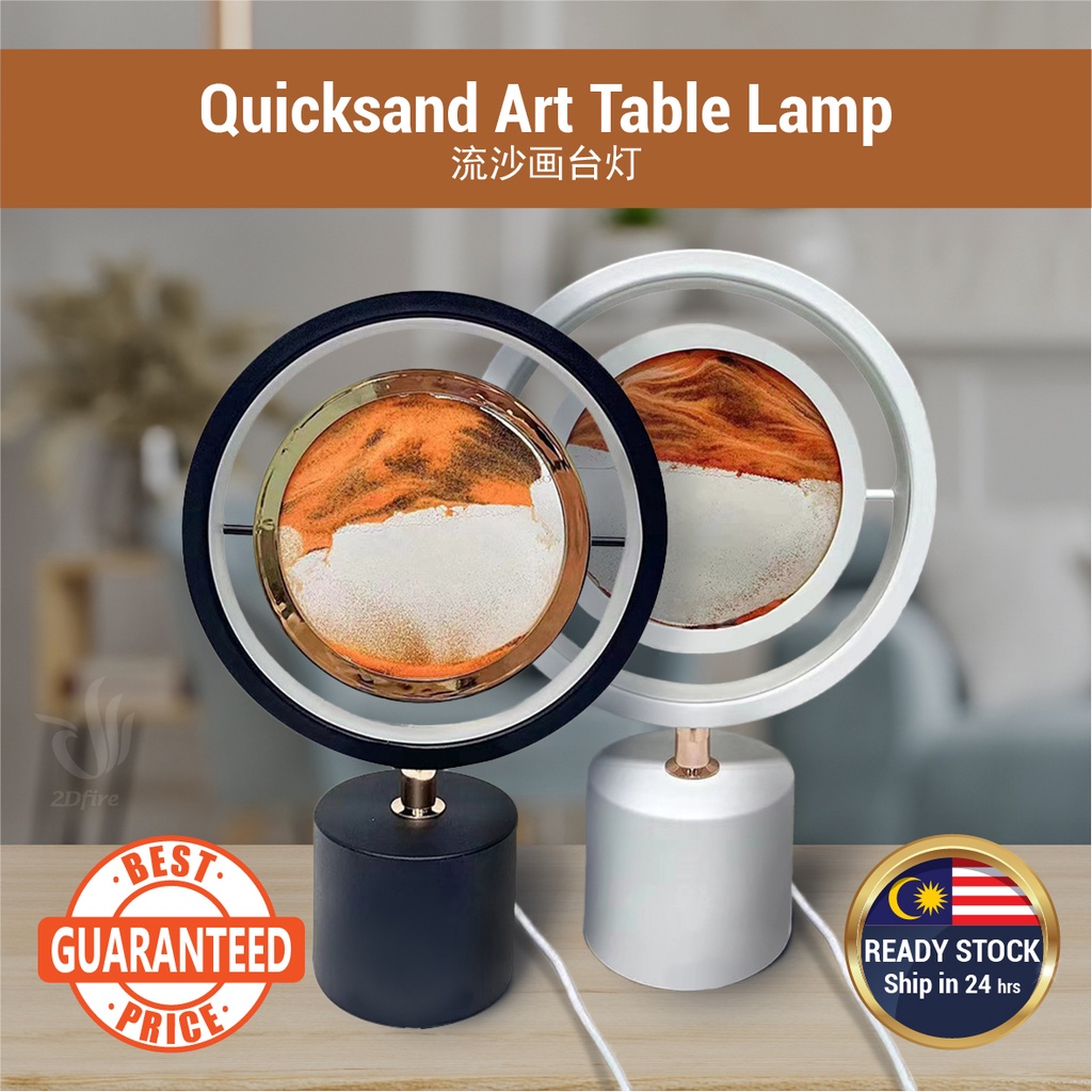 Quicksand Art Table Lamp Painting Decoration Gift Lampu Meja Seni Pasir ...
