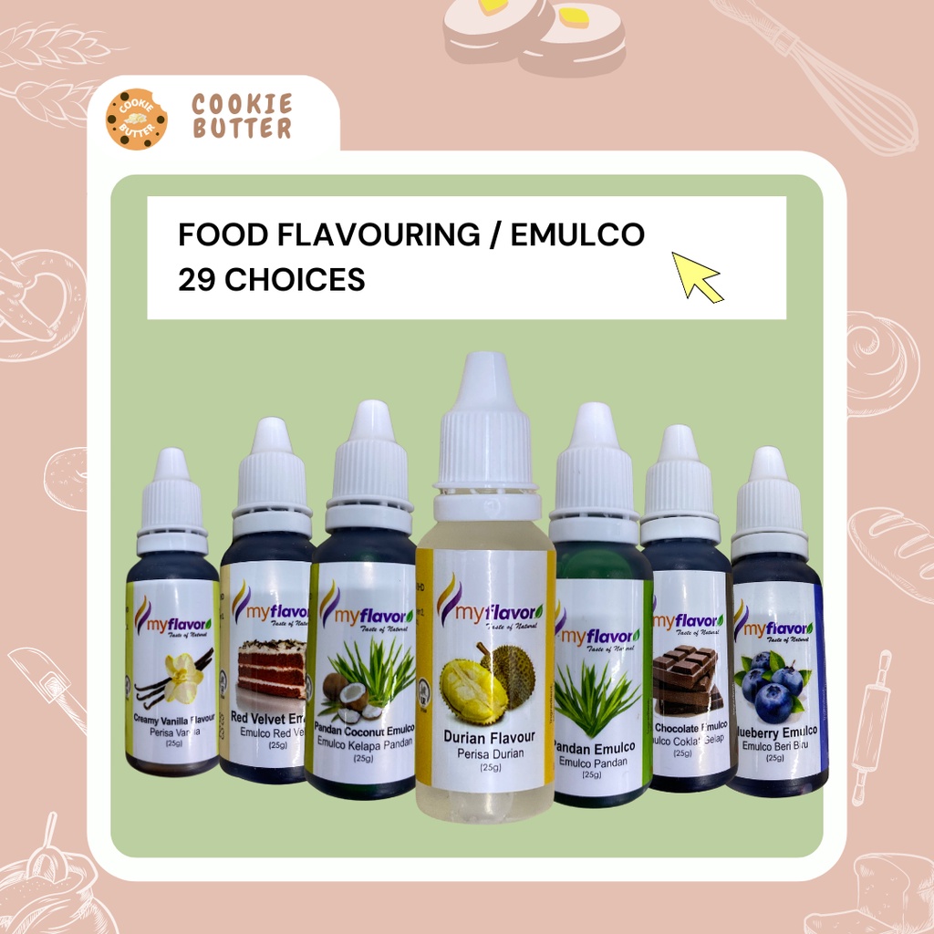 MyFlavor Emulco/ My Flavor Flavoring/ Food Essence/ Food Flavoring ...