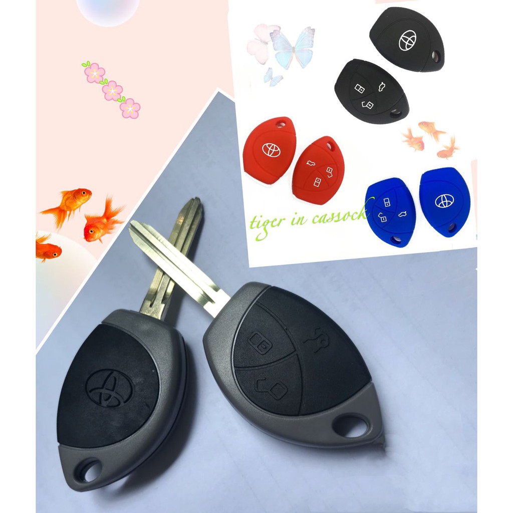 Toyota 3 button remote key casing replacement case and protecting cover ...