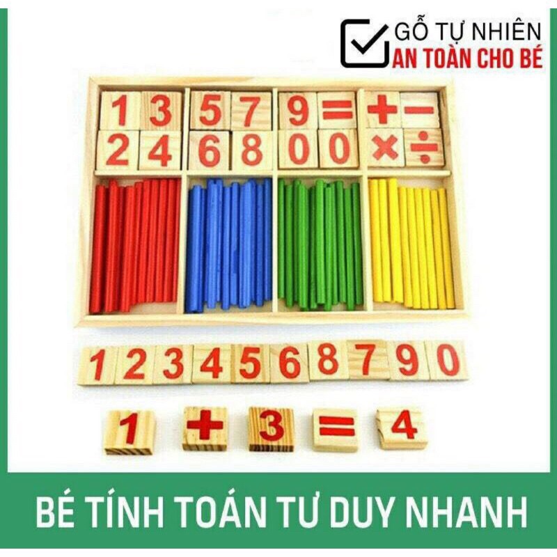 Wooden math stick set - math stick worksheet for children | Shopee Malaysia