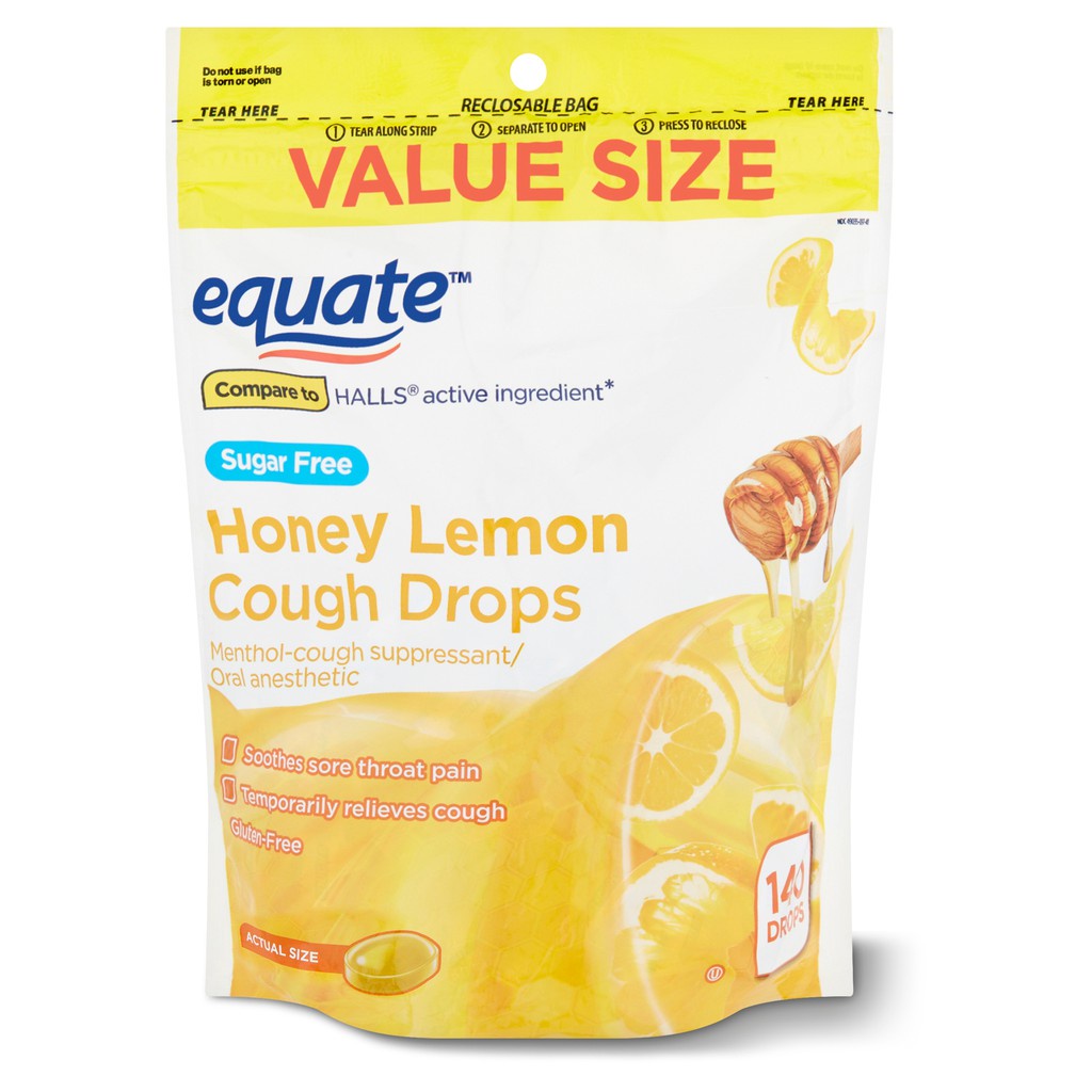 Equate - Honey Lemon/Cough Drops (140 Tablets) | Shopee Malaysia
