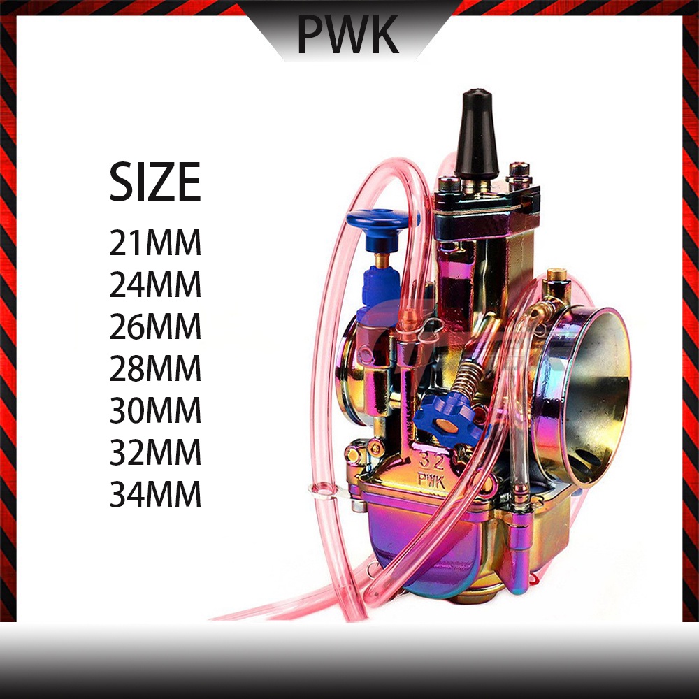 Carburetor Multicolored chrome Motorcycle Racing Multicolor PWK ...