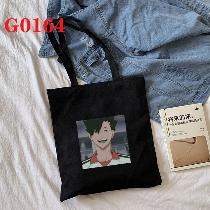 Haikyuu- Kuroo Tatsurou anime canvas bag slingbag totebag student bag ...
