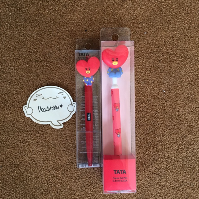 Bts / Bt21 Tata Gel Pen & Figure Character Pen | Shopee Malaysia