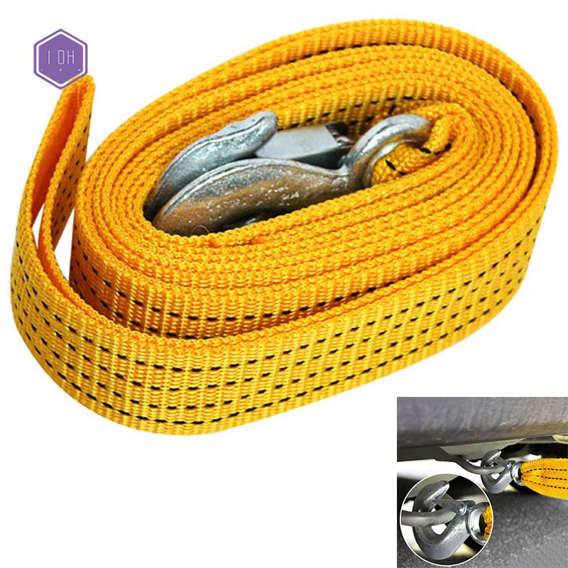 Car Tow Rope Coupe 3m Leash Selfdriving Emergency Heavy Duty Tow Strap ...