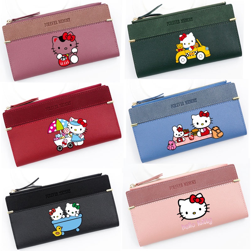 Hello Kitty Wallet for Woman Card Holder Wallet Coin Purse Cute Wallet ...