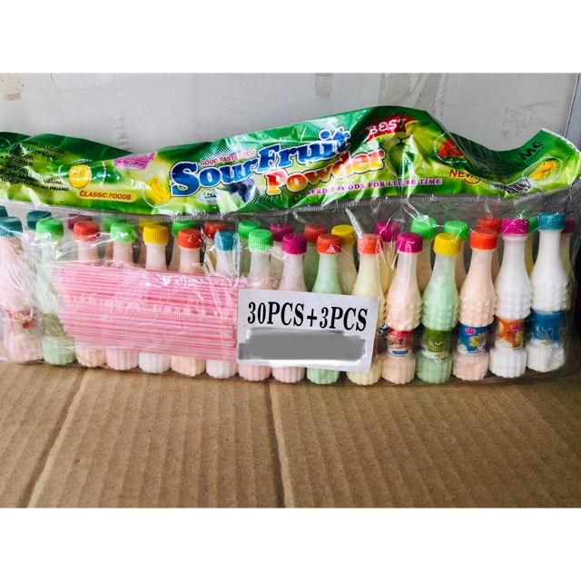 Sour fruit powder 30+3pcs | Shopee Malaysia