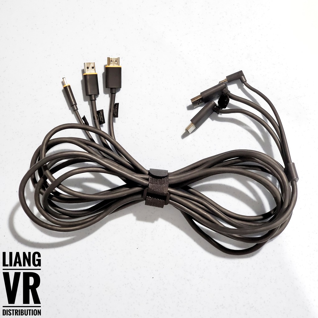 HTC Vive VR Headset 3-in-1 Cable, Link Box, Power Adapter, Base Station ...