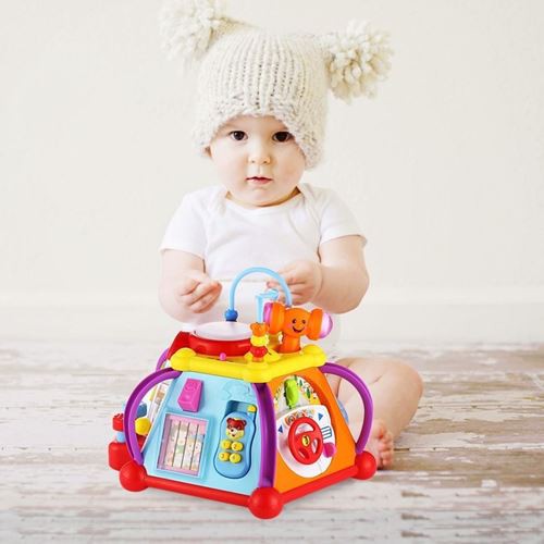 HOLA Baby Early Skill Learning Education Toy Happy Small World Multi ...